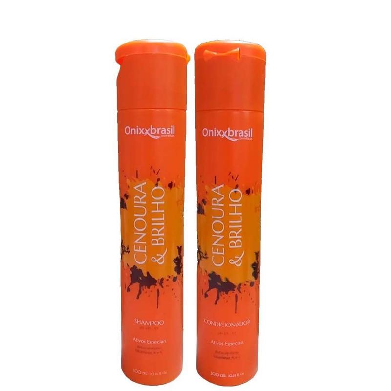Kit Shampoo e Condicionador Onixx Cenoura e Brilho 300ml - ONIXX BRASIL ...