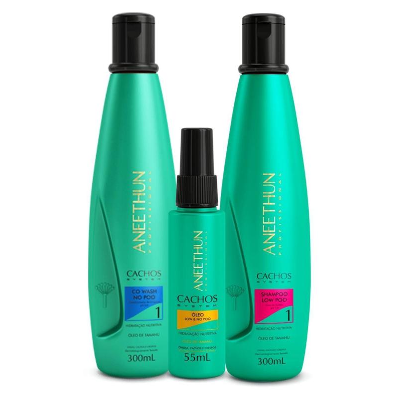 Kit Shampoo Low Pow Cow Wash E Oleo Aneethun Cachos System - Co Wash ...