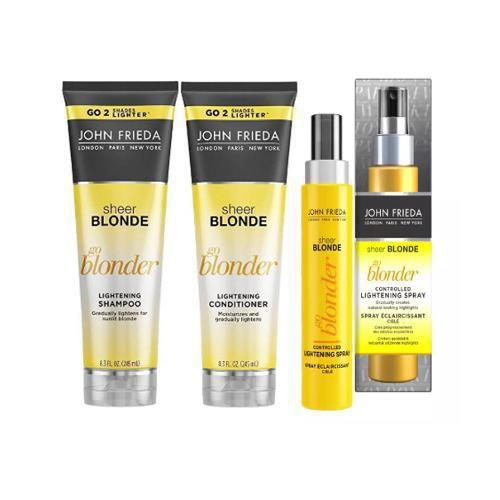 Kit Sheer Blonde Shampoo + Condicionador + Spray John Frieda - Kit de Tratamento para Cabelos ...