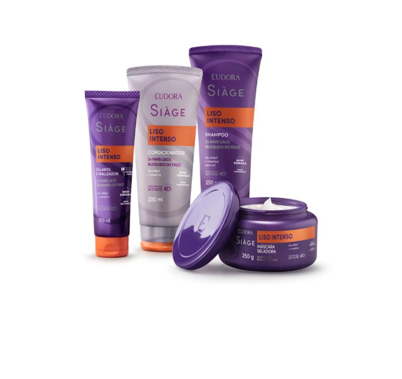 Kit Siàge Liso Intenso Completo (Nova Versão) - Eudora - Kit de ...