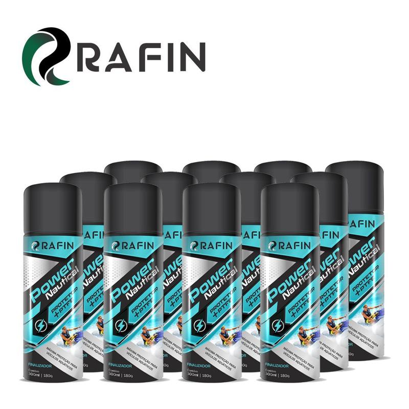 Kit Silicone Spray Power Nautical 300ml Rafin (12 un) - Silicone Automotivo - Magazine Luiza