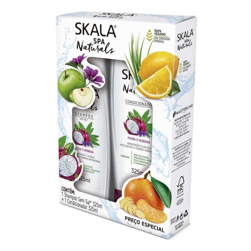 Kit Skala Shampoo e Condicionador Pitaya e Verbena 325ml cada - Kit ...
