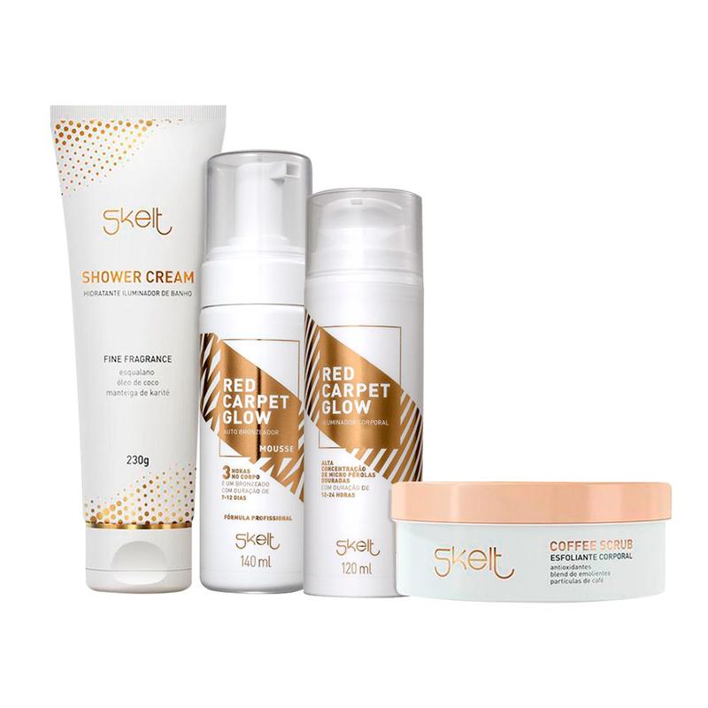 Kit Skelt Autobronzeador Skin e Body Care 4 Produtos - Cuidados com o ...
