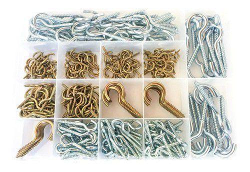 Kit Special -320 Peças- Parafuso Gancho Diversos Tamanhos - Kit ...
