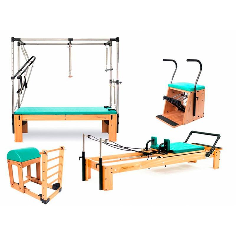 Kit Studio Classic Pilates Completo Verde - Arktus - Kit Pilates ...