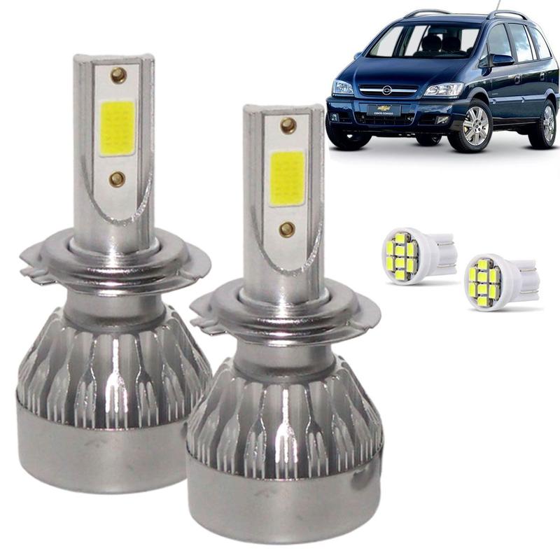 Kit Super Led Zafira 2001 A 2012 Farol Baixo H7 20000 Lumens - LUX LED ...