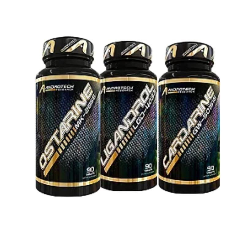 Kit Suplemento L-gandrol + Cardarnne + Ostarin Androtech - Androtech ...