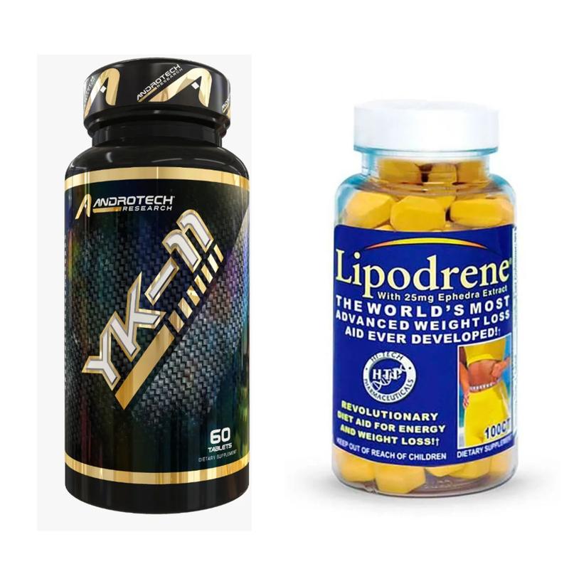 Kit Suplemento Yk Androtech Research + Lipodre Hi-Tech - Original EUA ...