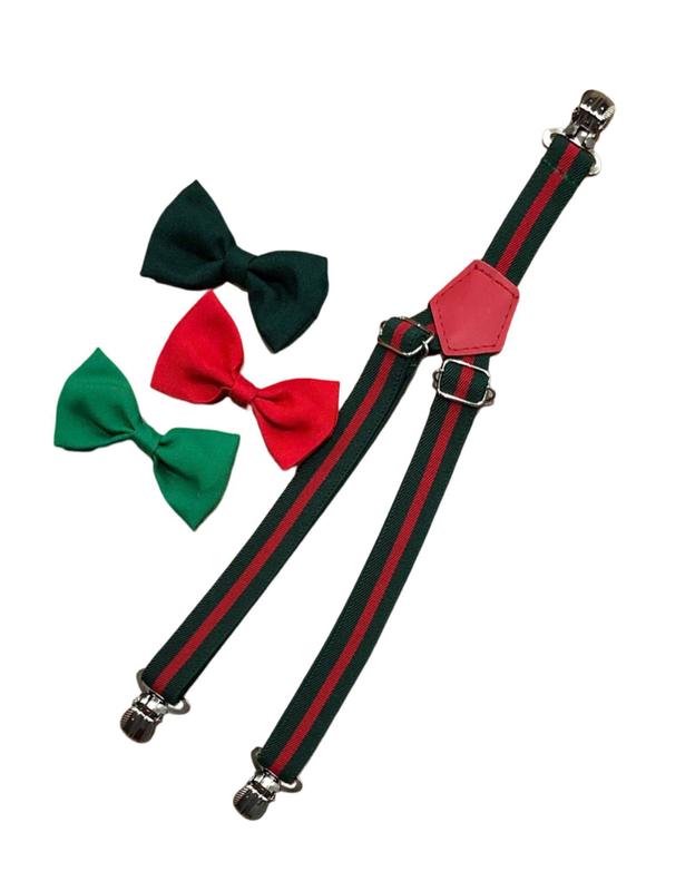 Kit Suspensório e Gravata Natalino Infantil - Rugido Kids - Suspensório ...