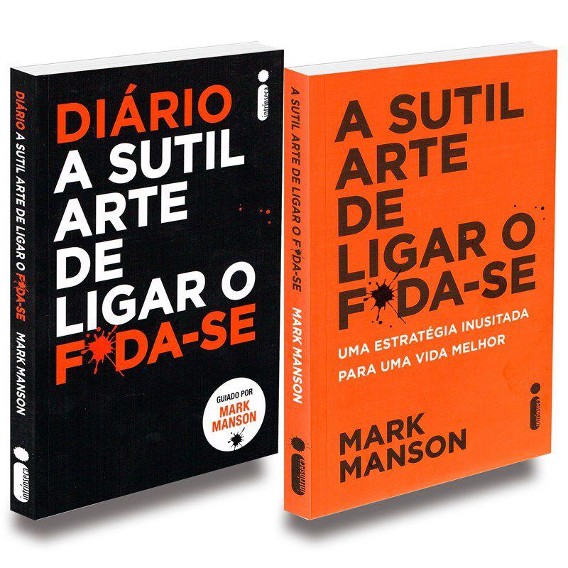 Kit Sutil Arte de Ligar o Foda-Se - Diário + Livro - INTRINSECA - Kit ...