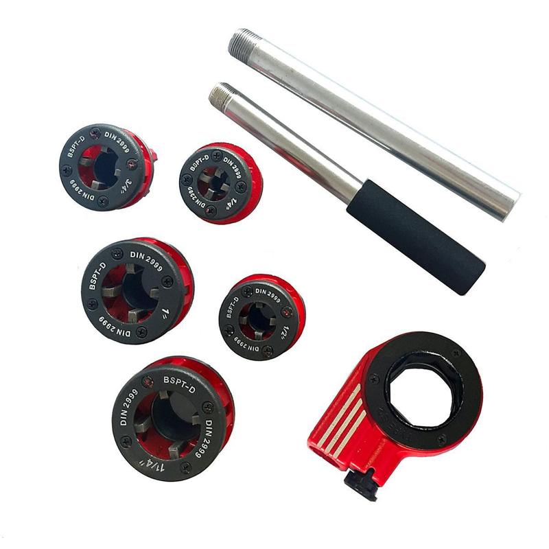 Kit Tarraxa P/Cano Metálico Catraca Rosca 1/4 A1 1/4 Maleta - MTX ...