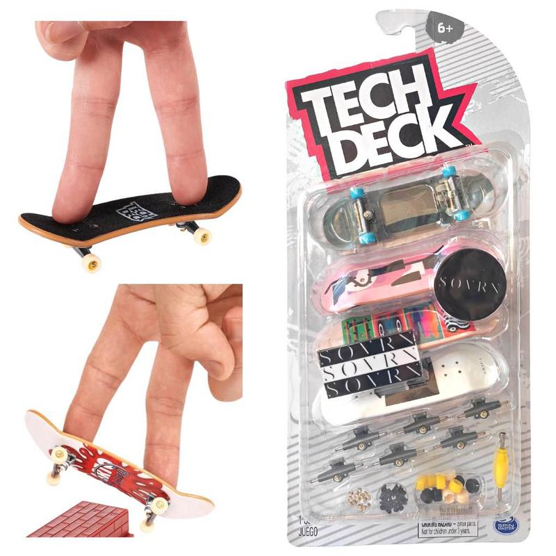 Kit tech deck skate de dedo ultra dlx pack com 4 shapes - SUNNY - Skate ...