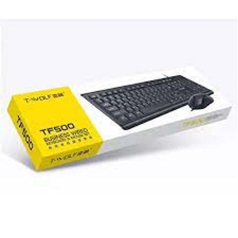 Kit Teclado e Mouse Com Fio USB Qualidade T-WOLF TF500 - T WOLF - Kit ...