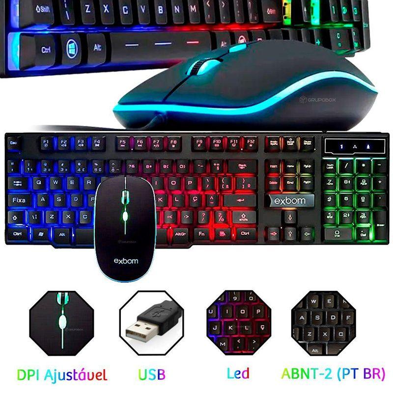 Kit Teclado E Mouse Gamer: Performance E Conforto Para Jogadores ...