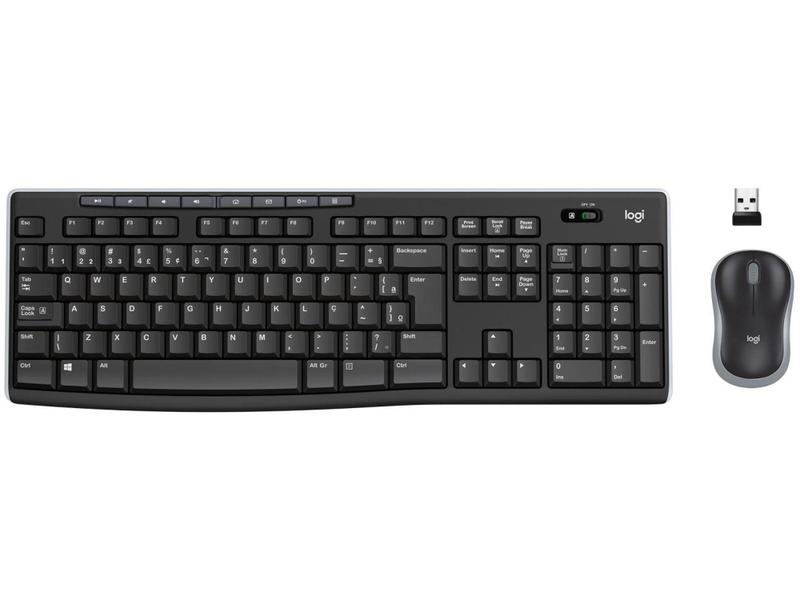 Kit Teclado e Mouse Sem Fio Logitech MK270 - Kit Teclado e Mouse ...