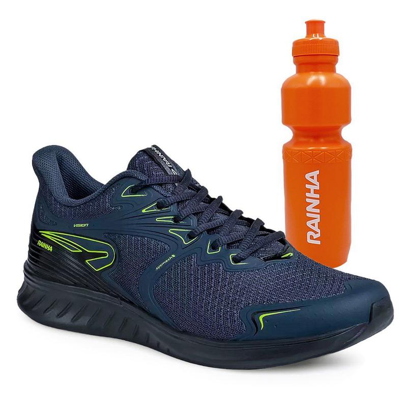 Kit Tênis Rainha Masculino Vision + Garrafa Rainha - Tênis Esportivo ...