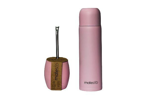 KIT Térmica e Cuia Matesito cor Rosa Bebê - Bolsa Maternidade ...
