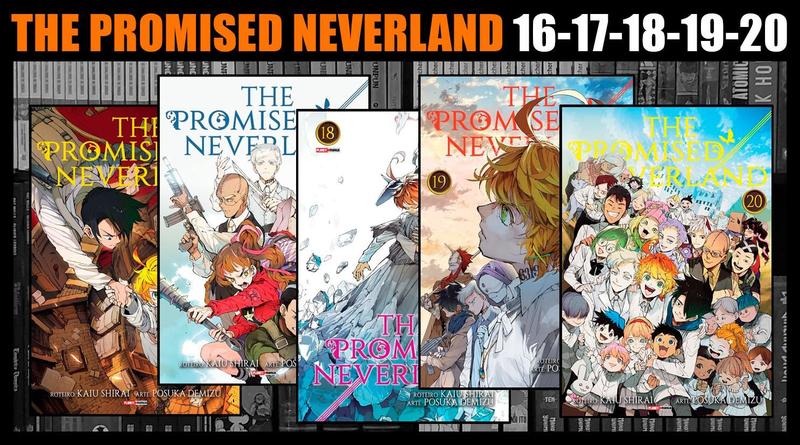 Kit The Promised Neverland - Vol. 16-20 Mangá: Panini - Revista HQ ...