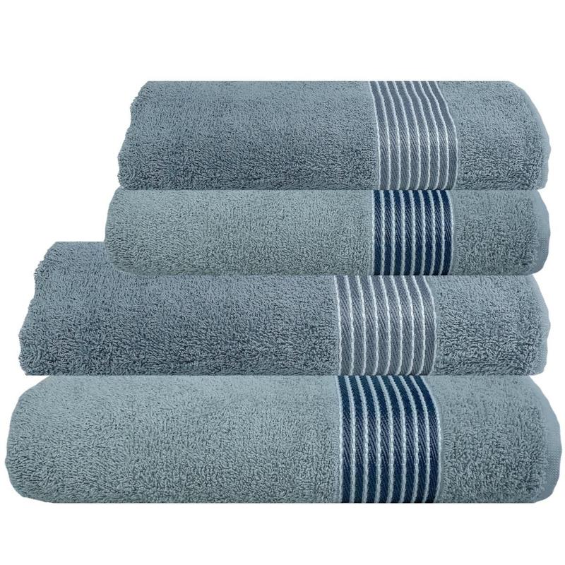 Kit Toalha de Banho Corpo e Rosto 4 Peças - CAMESA - Jogo de Toalhas ...