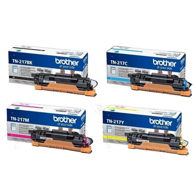 Kit Toner TN217 217 P/ Brother MFC-L3750CDW HLL-3210CW DCP-L3551CDW ...