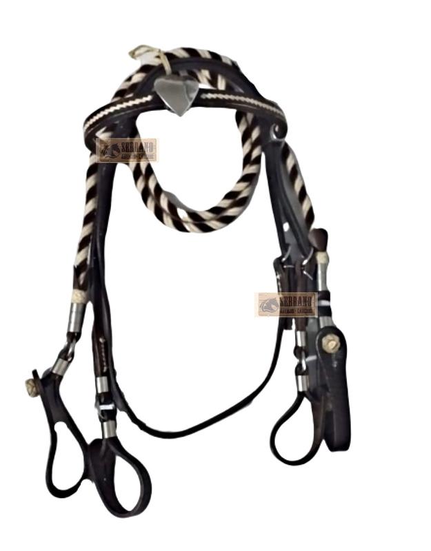Kit top rédea e cabeçada marrom para montaria cavalo - SELARIA SERRANO ...