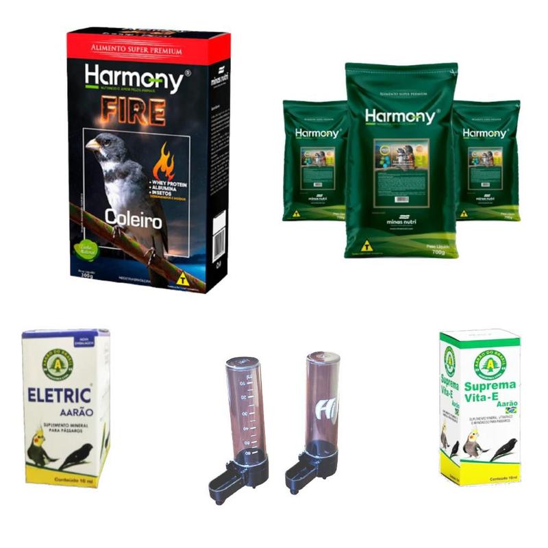 Kit Torneio Fire Para Coleiro e Tiziu Super Premium - Minas Nutri ...