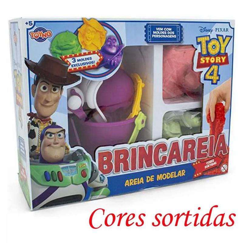 Kit Toy Story Massa Areia com Moldes Brincareia Toyng 38411 - Massinha ...