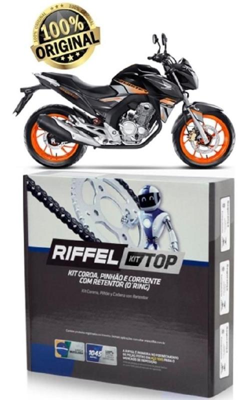Kit Tração Honda Cbx 250 Twister 2021 Com Retentor Riffel - Kit Relação ...
