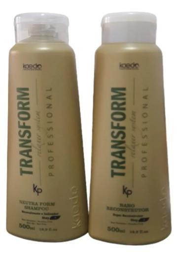 Kit Transform Nano Reconstrutor Kaedo 2x500ml - KAEDO COSMÉTICOS - Kit de Tratamento para ...
