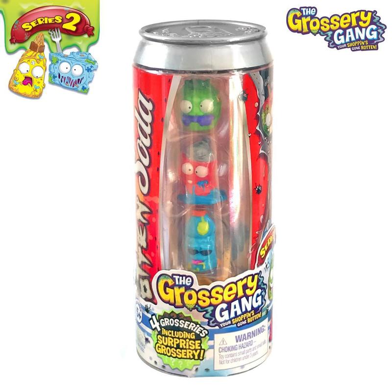 Kit Trash Pack Grossery Gang Rotten Soda + 2 Yuck Bar Ganhe 4 Grosserie ...
