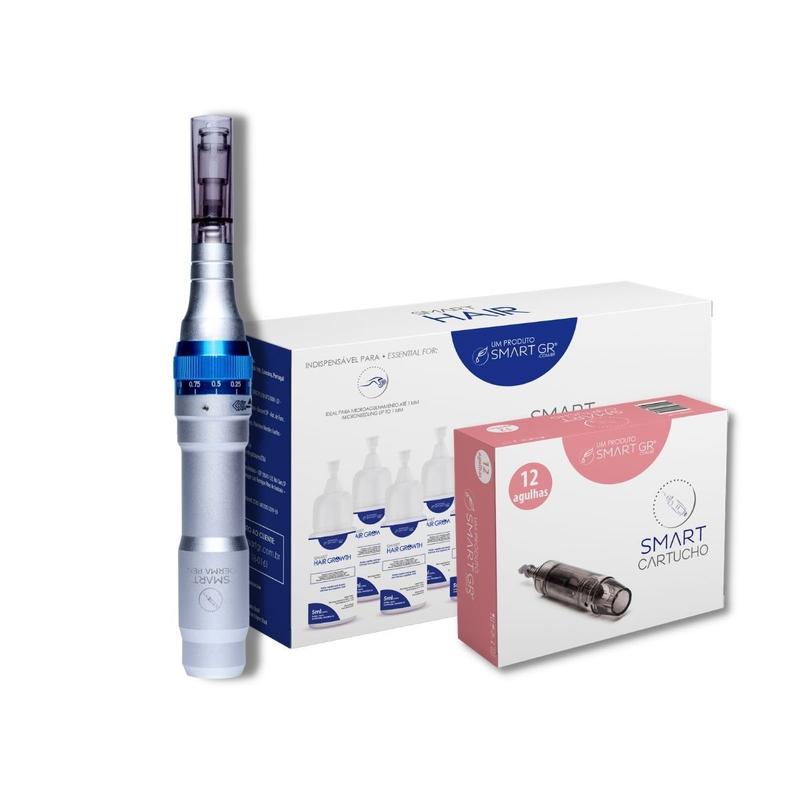 Kit Tratamento Capilar Profissional - Derma Pen + Hair Growth ...