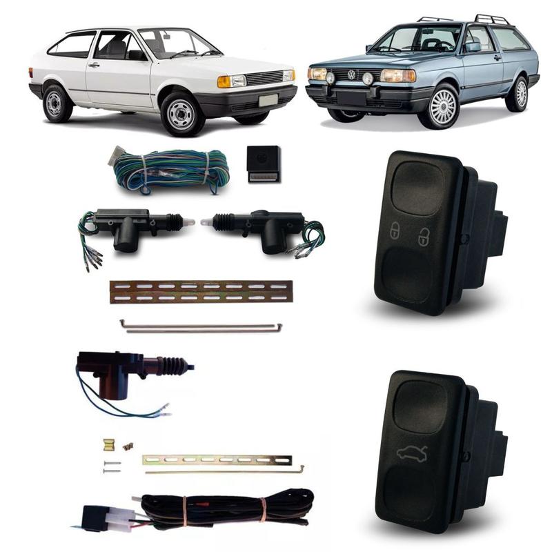 Kit Trava Elétrica e Porta Malas Gol Quadrado 2 Portas - Dial ...