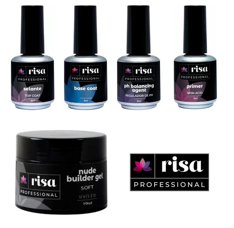 Kit Treinamento Unhas de Gel Risa Profissional - Kit Manicure ...