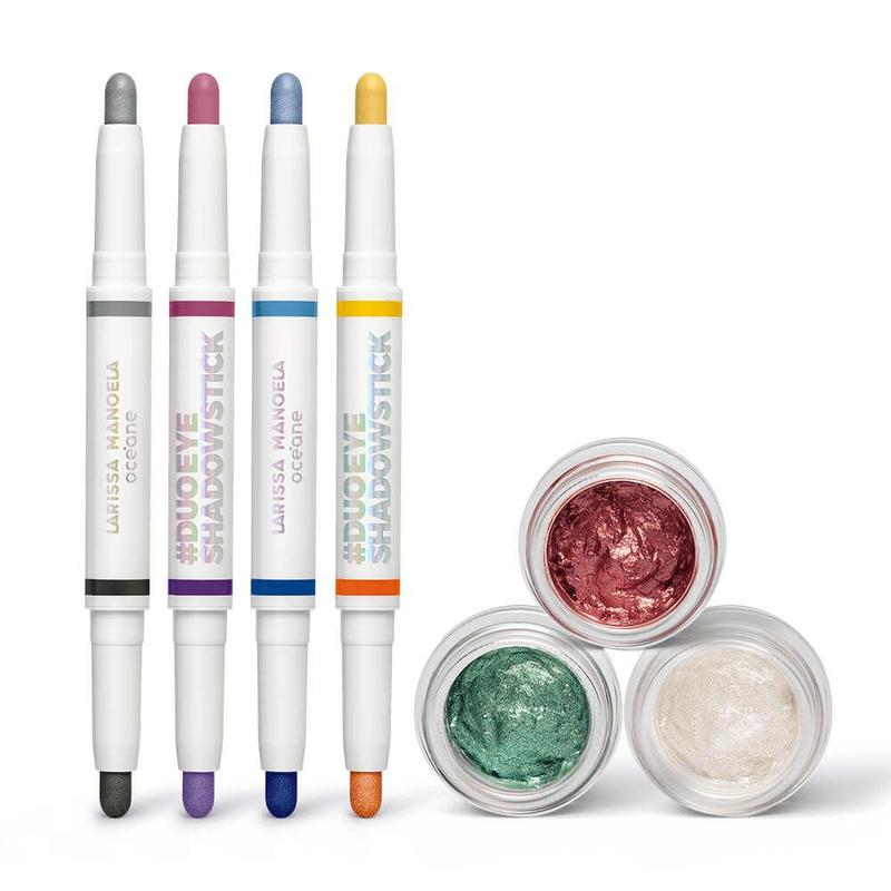 Kit Três Sombras em Gel + Quatro Sombras em Bastão Larissa Manoela By ...