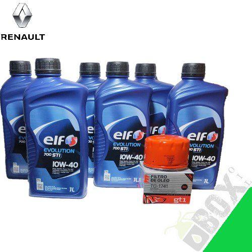 Kit troca de óleo 10w40 elf + filtro (duster 2.0 2012 2021) - Filtro de ...