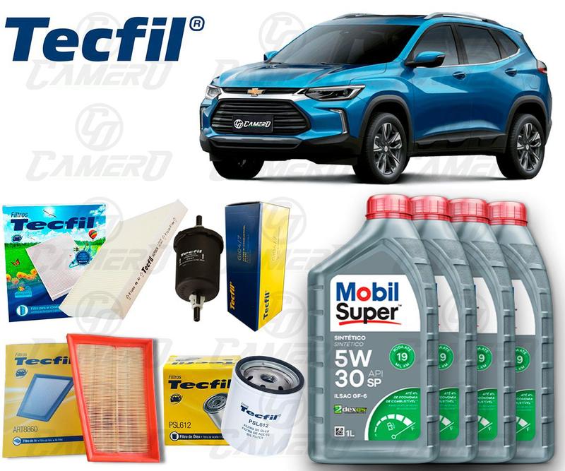 Kit Troca De Óleo 5w30 e Filtros Gm Tracker 1.0 12v Turbo 2021 2022 ...