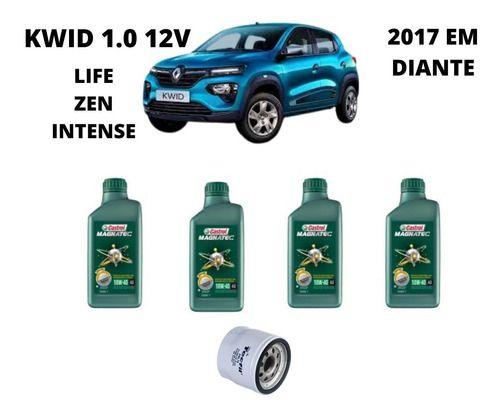 Kit troca de oleo renault kwid 1.0 12v castrol - Lubrificantes ...