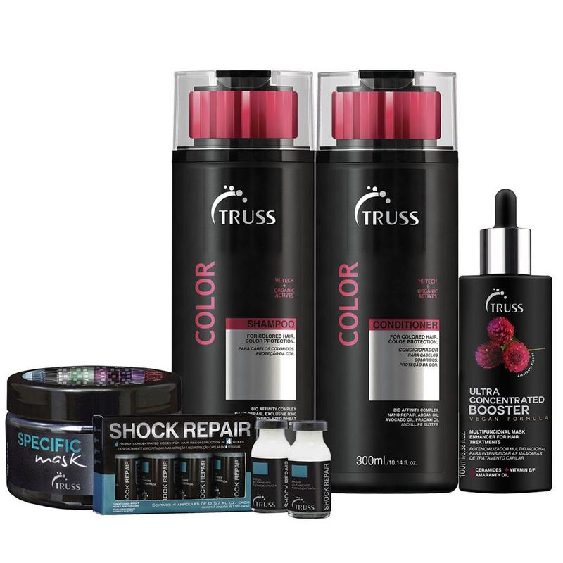 Kit truss color + ampola + booster 5 produtos - Ampola Capilar ...
