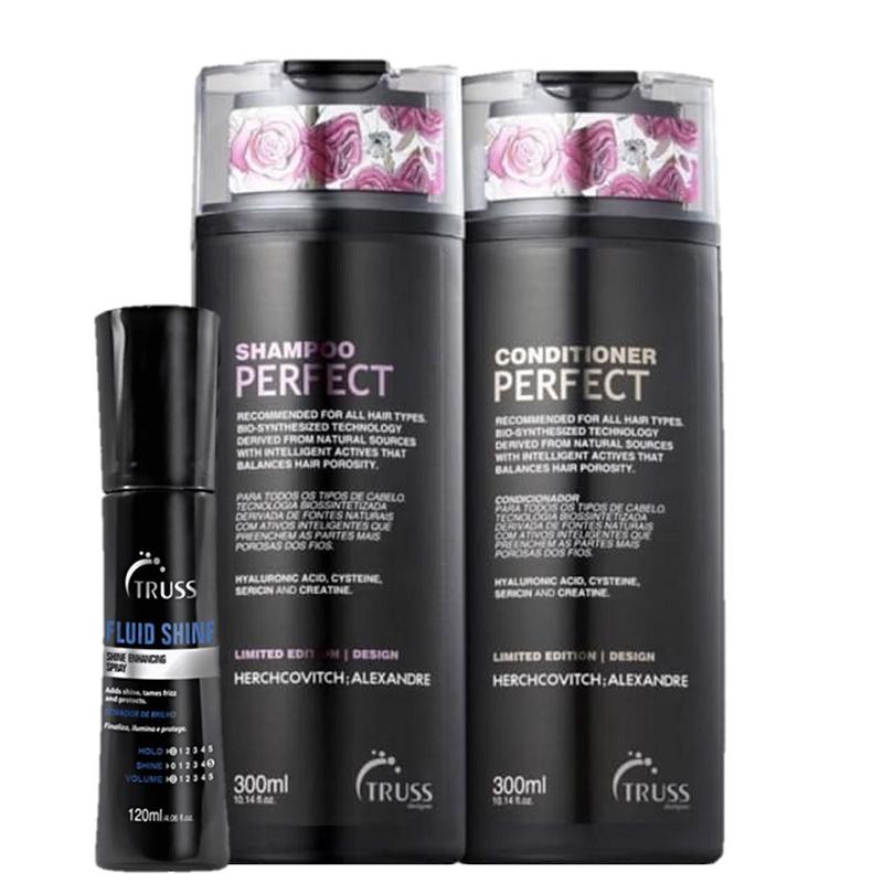 Kit Truss Perfect Shine Cabelos de Todos os Tipos (3 Produtos) - Kit de ...
