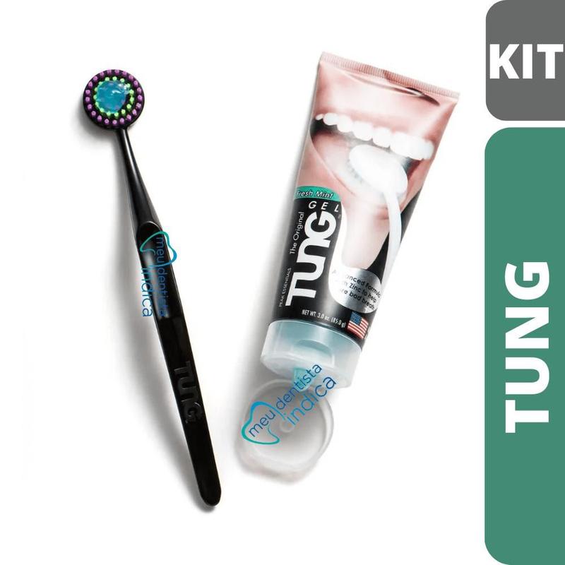 KIT TUNG Limpeza de Língua 1 Escova + Gel 85g - Curaprox - Produtos de ...
