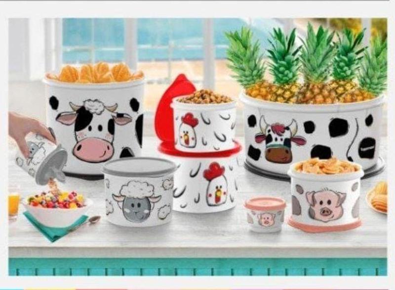 Kit Tupper Caixas Linha Farm(Fazenda),8 peças-Tupperware. - Porta ...