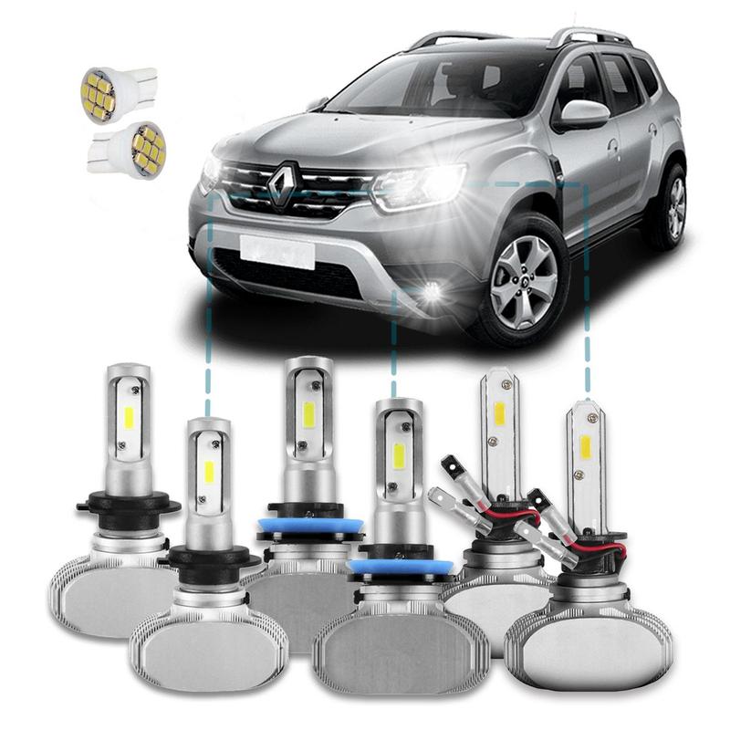 Kit Ultra Led S1 Renault Duster 2012/2023 12000Lm 6500k - Lâmpada ...