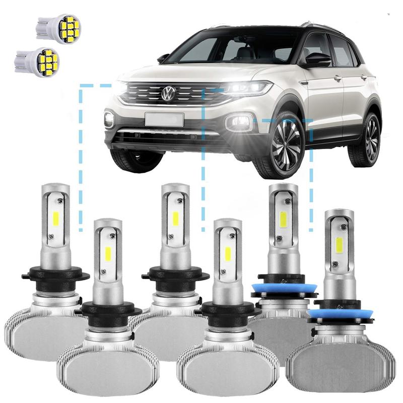 Kit Ultra Led S1 VW Fox 2010/2016 12000 Lúmens 6500k - Lâmpada para ...