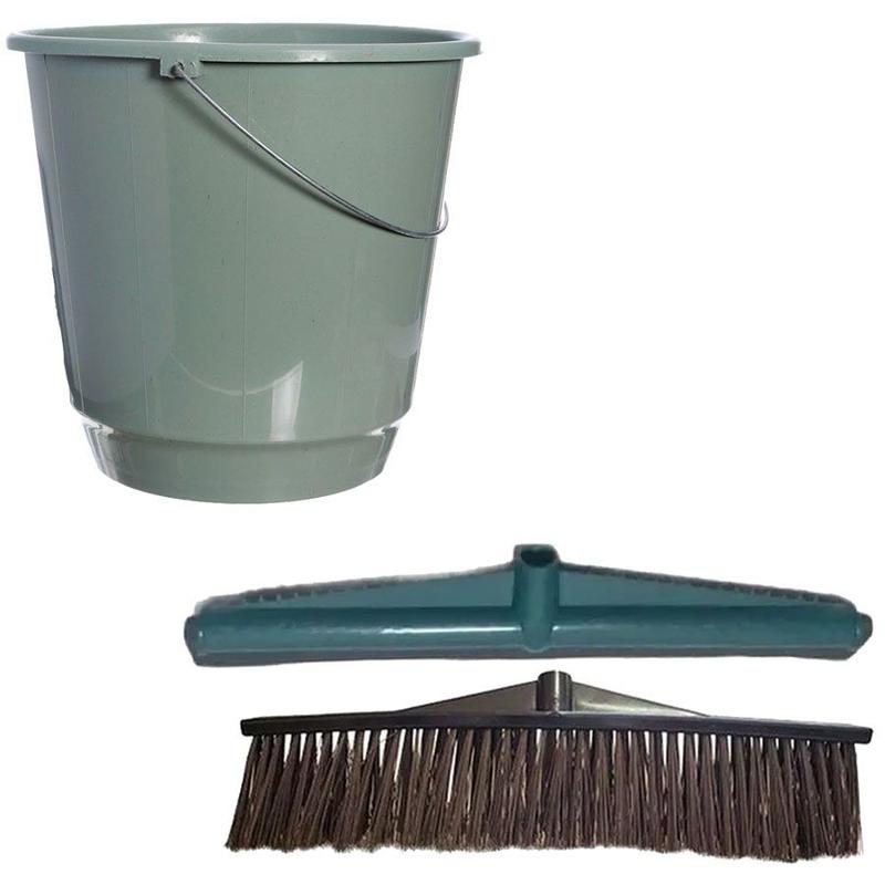 Kit Vassoura Tipo Gari + Balde 20 Lts + Rodo Eva Duplo Cores - Duplás ...