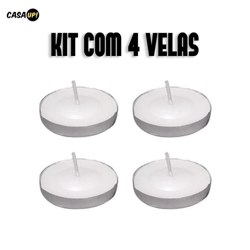 Kit Velas Rechaud Suporte Alumínio Decoração Casamento Festa - Tea ...