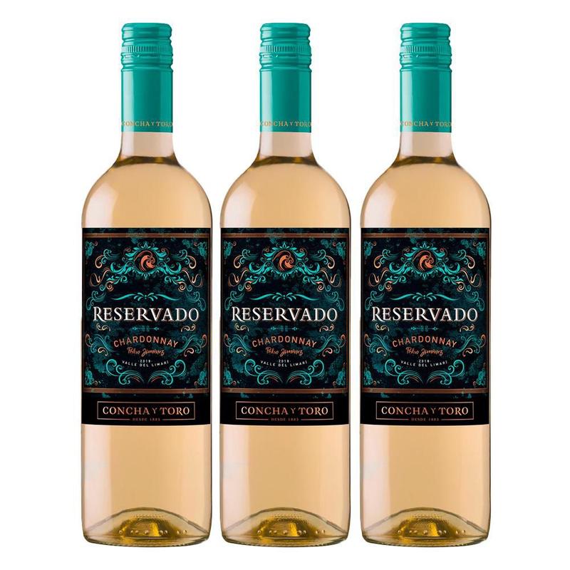 Kit Vinho Chileno Reservado Pedro Jimenez - 3 Garrafas - Vinho ...