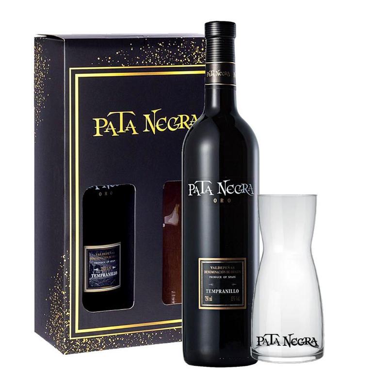 Kit Vinho Pata Negra Oro Tempranillo C/mini Decanter 750ml - Vinho ...