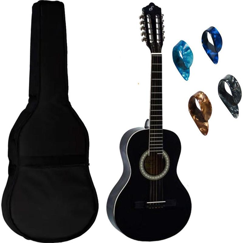 Kit Viola Giannini Acustica VS14 BK + Capa e Dedeira - Violino e Viola ...