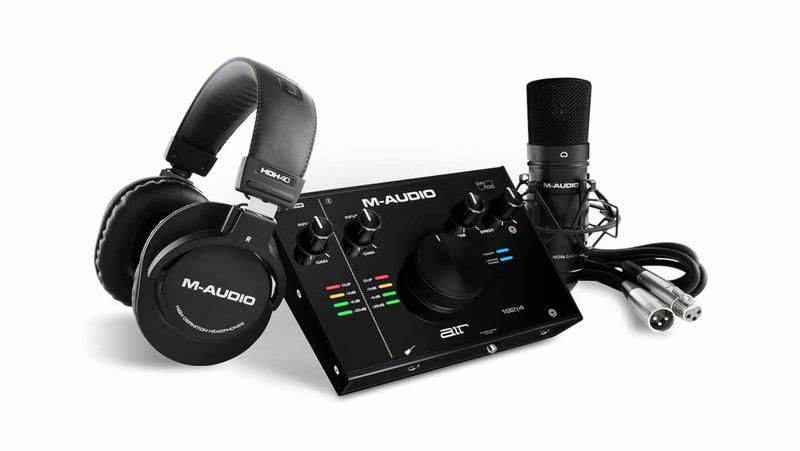 Kit Vocal Studio Pro M-audio Air 192/4 Interface/Mic/Fone - Interface ...