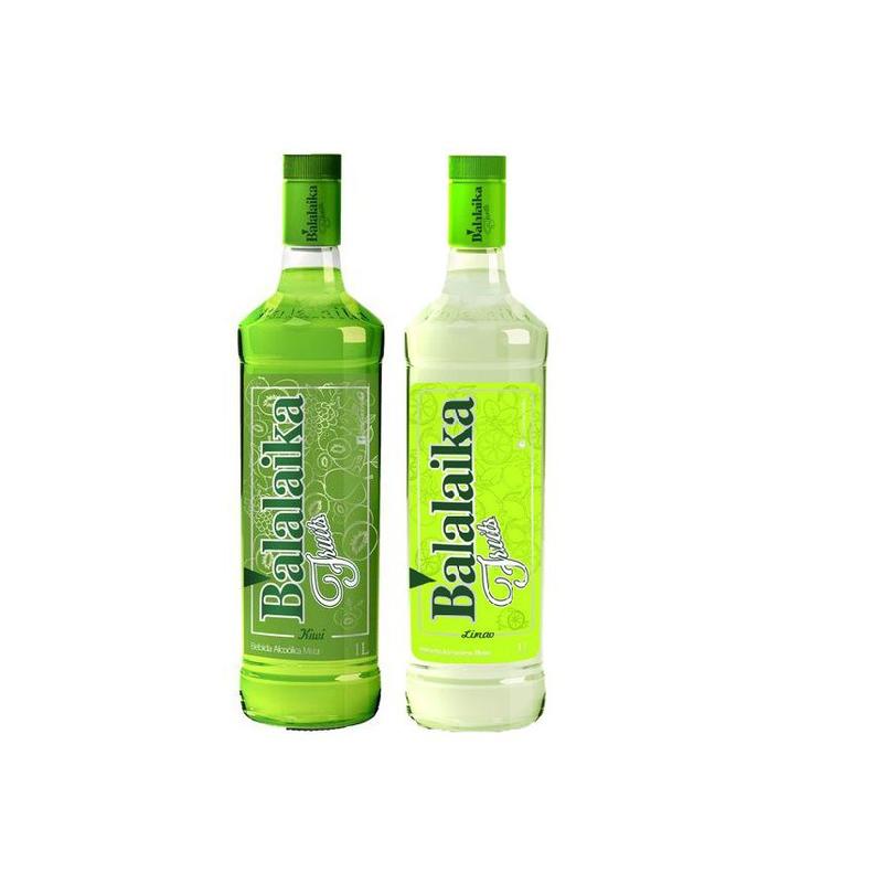 Kit Vodka Balalaika Fruits Limão + Kiwi 1l Cada - Vodka - Magazine Luiza